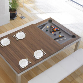 These Beautiful Fusion Pool Tables Convert Into Stylish Dining Tables