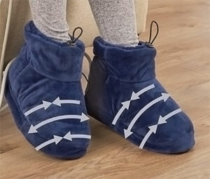 You Can Now Get Heated Slippers That Also Compress And Massage Your Feet