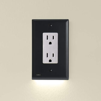 These Outlet Covers Double-Up As LED Night Lights And Require No DIY Skills
