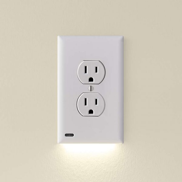 These Outlet Covers Double-Up As LED Night Lights And Require No DIY Skills