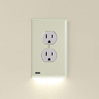These Outlet Covers Double-Up As LED Night Lights And Require No DIY Skills