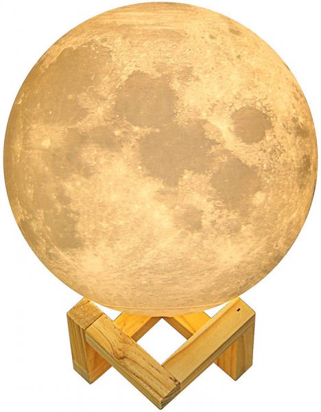 This Levitating Moon Lamp Lights Up A Room With Stunning Moonlight