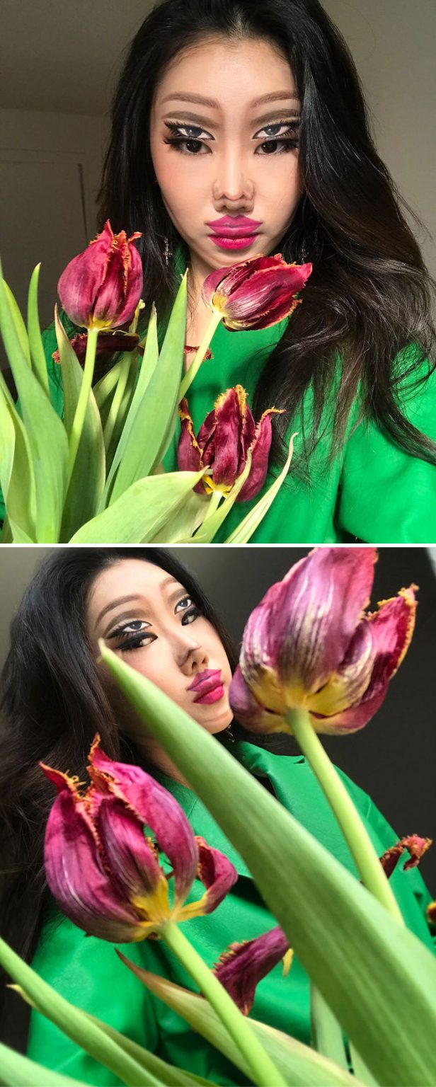 Makeup Artist Dain Yoon Is Amazing At Creating Illusions On Her Face ...