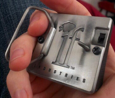 You Now Get Yourself An Arcade Insert Coin Belt Buckle And Key Chain ...