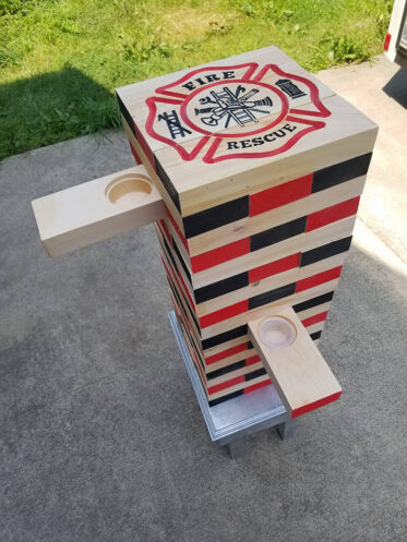 This Giant Tipsy Jenga-Inspired Game Has Random Blocks Containing ...