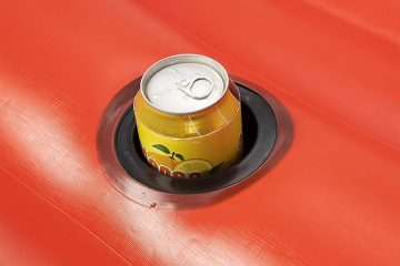 This Giant Inflatable Red Truck Comes Complete With A Cooler Under The Hood