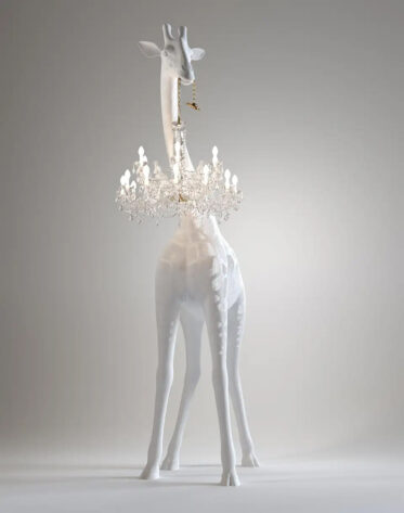 You Can Now Get Giraffes For Your Home That Carry Chandeliers In Their ...