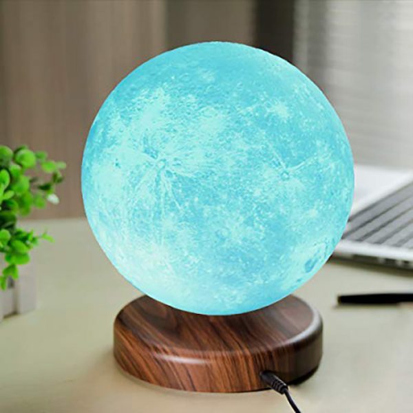 This Levitating Moon Lamp Lights Up A Room With Stunning Moonlight