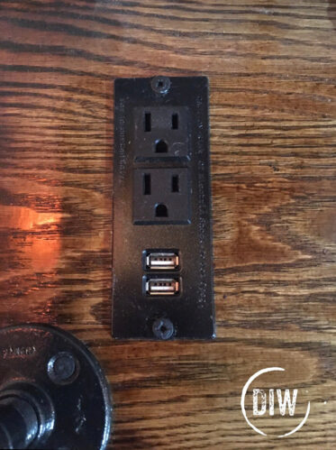 You Can Now Get A Convenient Table With Integrated Outlets That Sits ...