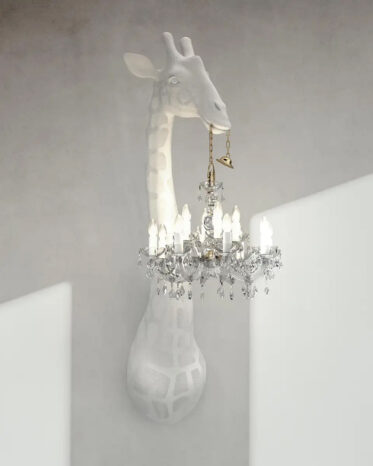 You Can Now Get Giraffes For Your Home That Carry Chandeliers In Their ...