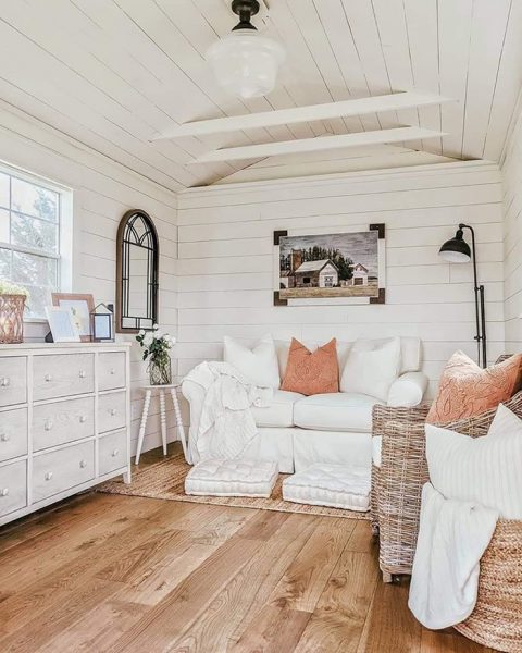 The 'We-Shed' Is A Pair Of His And Her Sheds Conjoined By A Deck