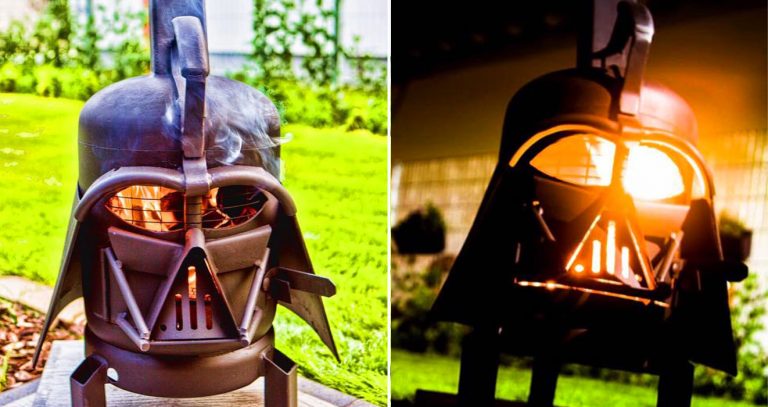 Let Darth Vader Use The Dark Side To Grill Your Food To Perfection