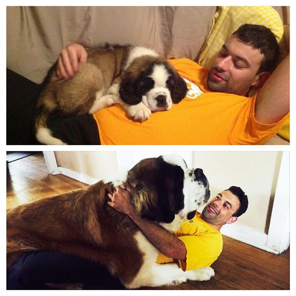 45+ People Share Photos Of Growing Up Together With Their Dogs