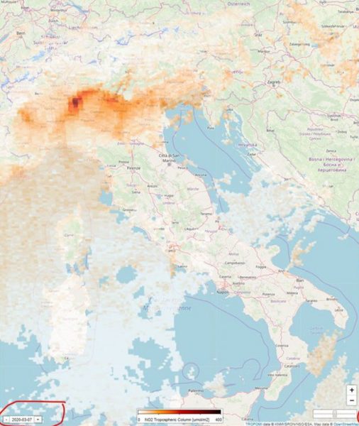 Satellite Images Show A Huge Decline In Pollution Levels During The ...