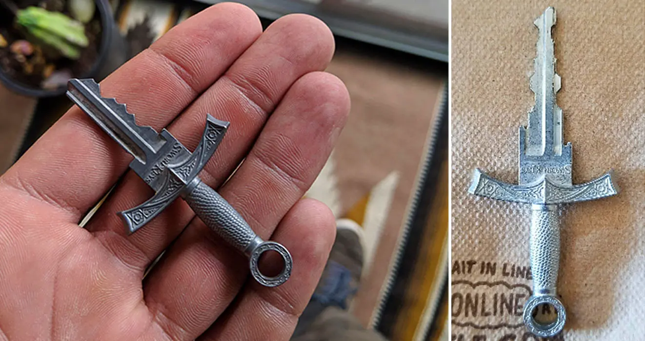Throw Out Your Old Key And Upgrade To An Epic Sword-Shaped Key