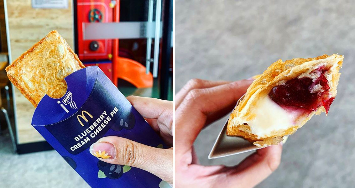 The New McDonald’s Blueberry Cream Cheese Pie Is Packed With Two ...