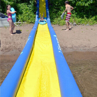You Can Get A Huge 20-Foot Slip And Slide For Some Backyard Summer Fun