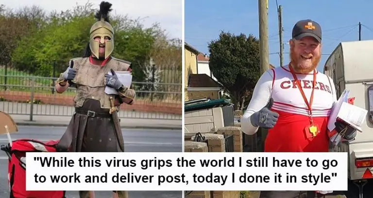 Jon Has Been Doing His Postal Round In Funny Costumes To Try And Bring ...