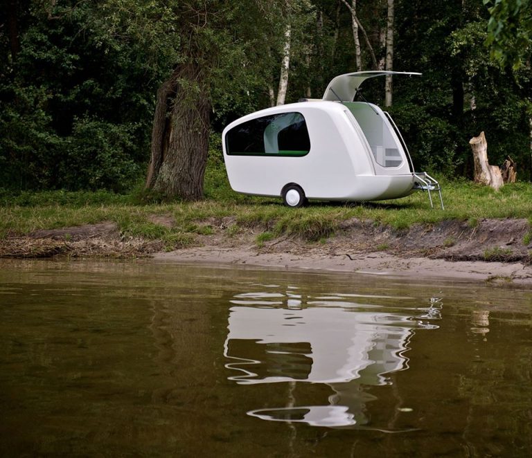 The "Sealander" Trailer Is A Caravan And Boat Combined In One