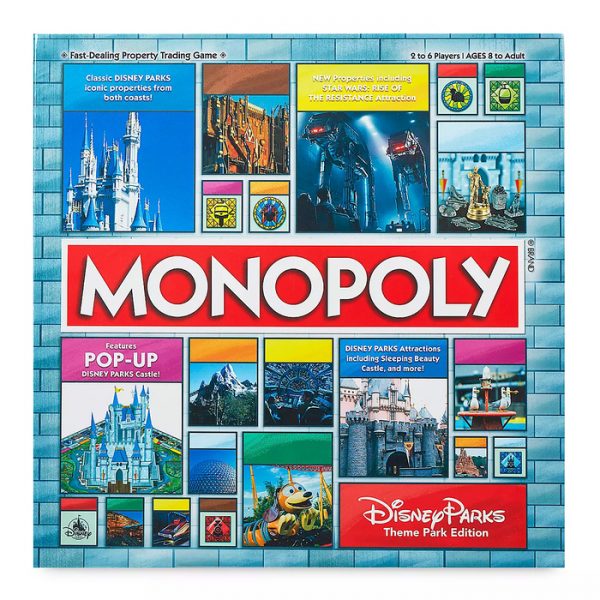 This 'Disney Theme Parks' Monopoly Board Has A Pop-Up Castle