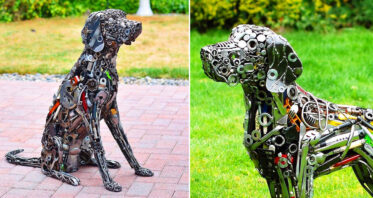 Artist Brian Mock Takes Scrap Metal And Turns It Into Beautiful Sculptures