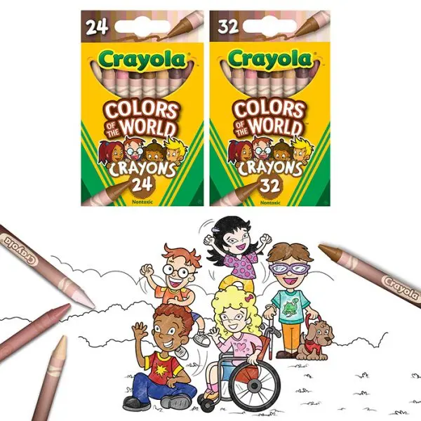 Crayola Have Released "Colors Of The World" Crayons Set Which Includes ...
