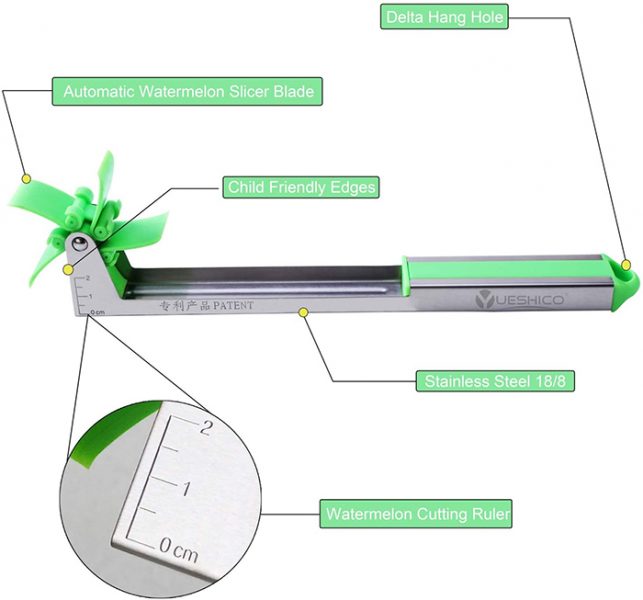This Windmill Cutter Slices Watermelon Into Neat Little Cubes With Ease