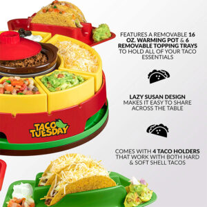 Every Taco Night Needs A Lazy Susan Taco Bar