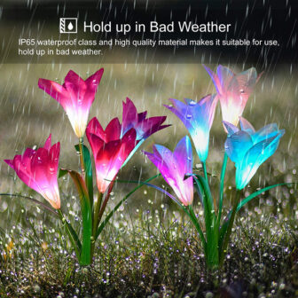 Take Your Garden To The Next Level With Gorgeous Solar-Powered Lily ...