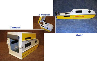 DIY Micro-Camper Converts Into A Boat And You Can Get The Plans To ...
