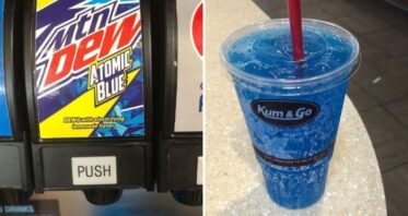 The New Mountain Dew Atomic Blue Flavor Is Now Available In Soda Machines