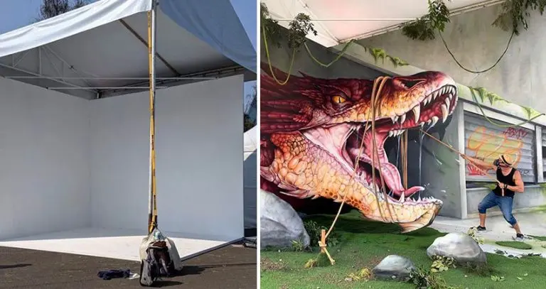 Artist "JPS" Creates Fun Street Art That Interacts With Its Surroundings