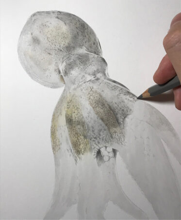Japanese Artist Illustrates Step-By-Step Process On Drawing A Realistic ...