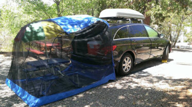 You Can Get A Tent That Attaches To The Back Of Your Car