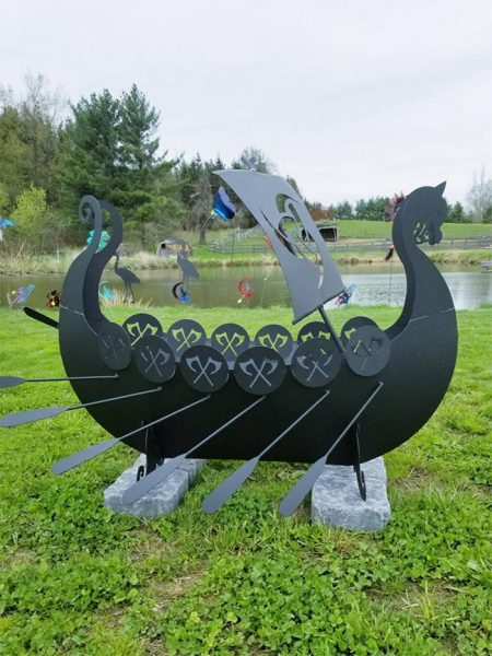 Set Yourself Up For The Winter With A Viking Ship Fire Pit