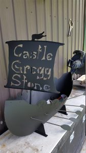 Set Yourself Up For The Winter With A Viking Ship Fire Pit