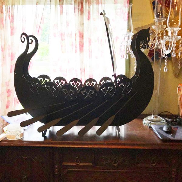 Set Yourself Up For The Winter With A Viking Ship Fire Pit