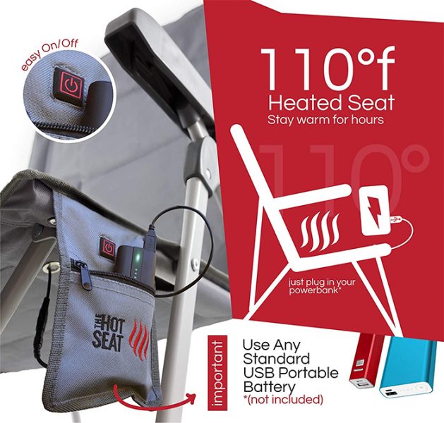 This Heated Folding Chair Will Keep Your Butt Nice And Toasty While ...