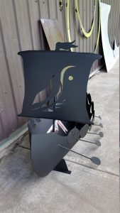 Set Yourself Up For The Winter With A Viking Ship Fire Pit