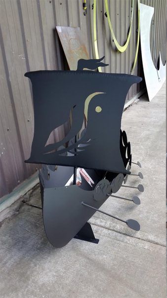 Set Yourself Up For The Winter With A Viking Ship Fire Pit