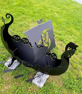 Set Yourself Up For The Winter With A Viking Ship Fire Pit