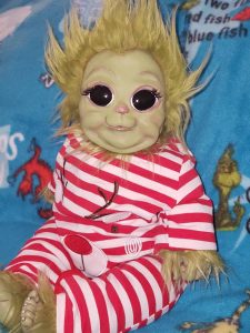 These Realistic Baby Grinch Dolls Are A Cute Addition To Your Christmas ...