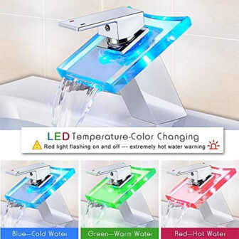 You Can Get A Temperature LED Faucet That Shows You If The Water is Hot ...