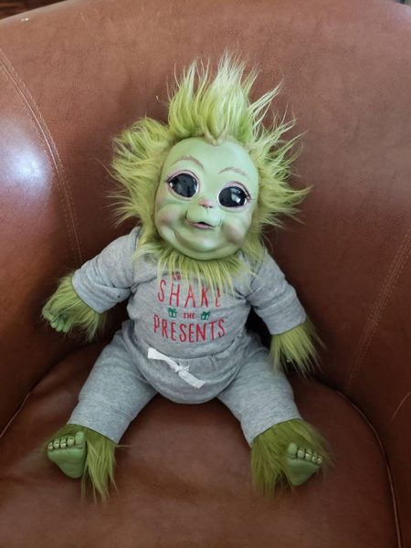 These Realistic Baby Grinch Dolls Are A Cute Addition To Your Christmas ...