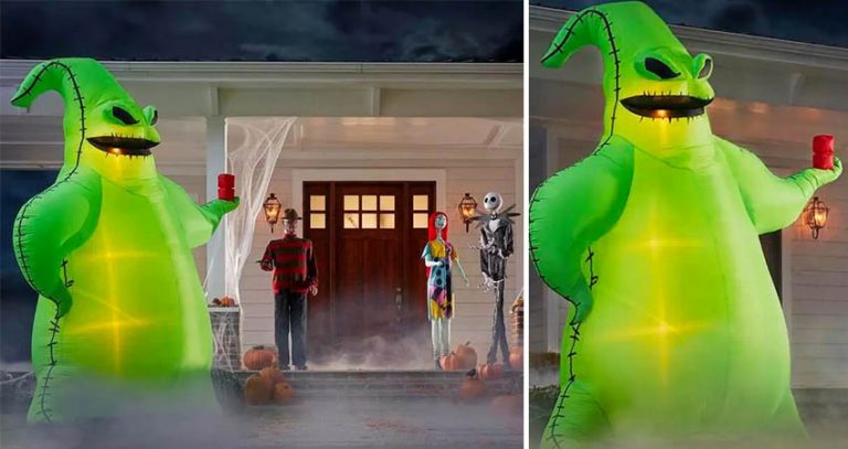 This Giant Oogie Boogie Inflatable Will Take Your Halloween Decorations ...