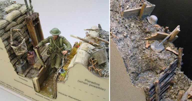 Model Maker Andy Belsey Spends Years Creating Detailed Models Of WWI ...