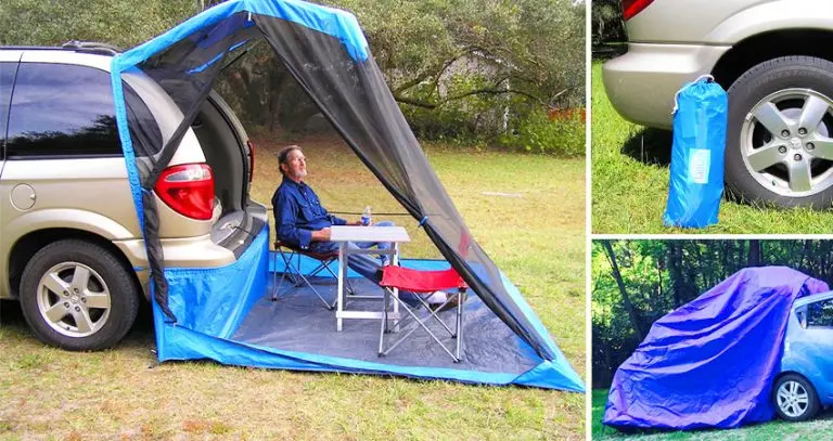 You Can Get A Tent That Attaches To The Back Of Your Car
