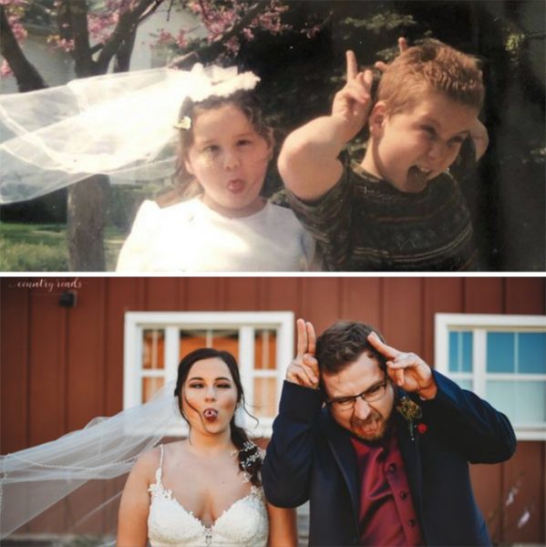 40 Heartwarming Family Photo Recreations Where People Re-Enact Their ...