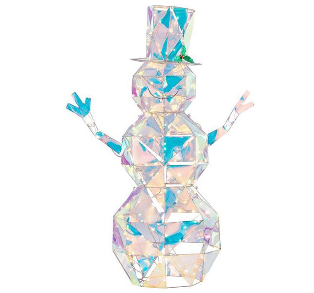 Up Your Decoration Game With An Iridescent Reindeer And Snowman