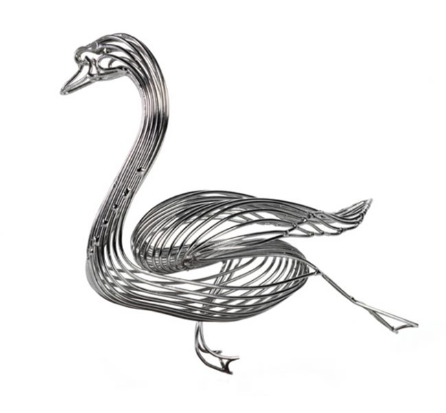 Artist Martin Debenham Creates Beautiful Sculptures Using Steel Wire